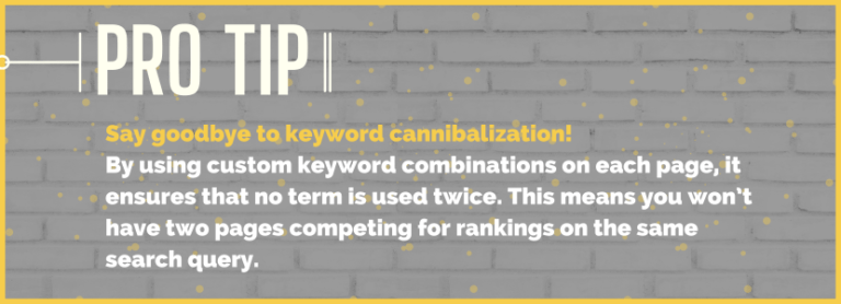 How to organize your SEO keywords - Take the Stairs, LLC
